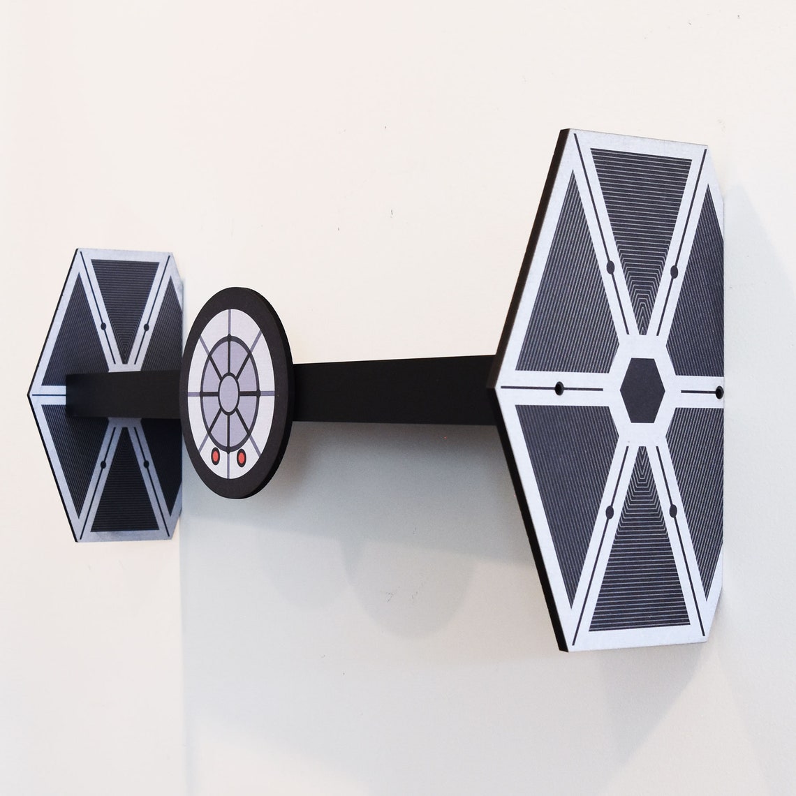 Tie Fighter Inspired Wall Shelf Display Shelf Star Wars Fan - Etsy