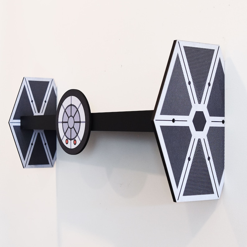 Tie Fighter Inspired Wall Shelf Display Shelf Star Wars Fan - Etsy