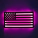 LED American Flag Sign Light, USA Flag Wall Art, Patriotic Wall Decor ...