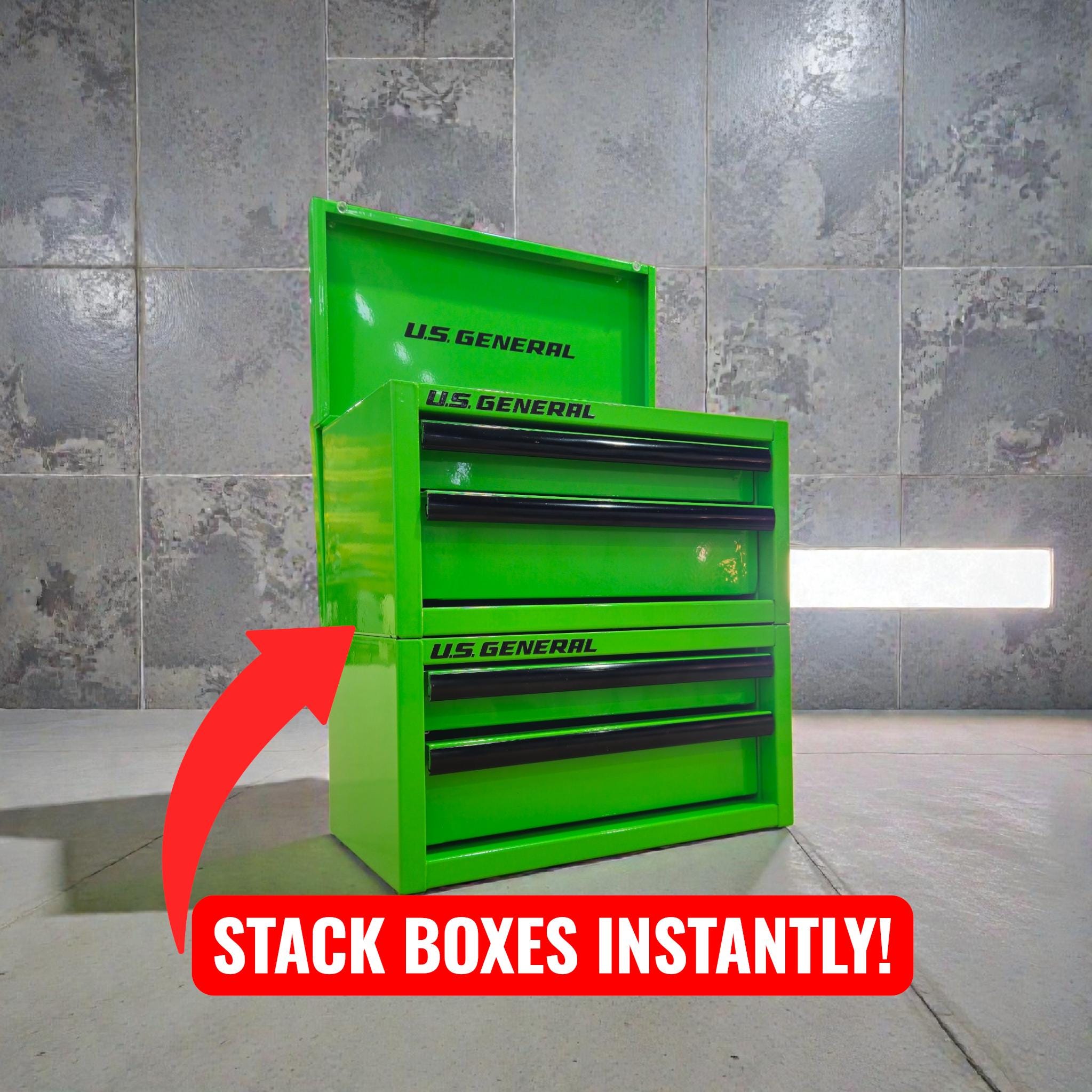 Stacking Bracket for Mini Tool Box, US General Stack Multiple Mini Tool ...