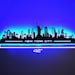 42 LED Lighted New York City Skyline Wall Art, Lighted City Skyline ...