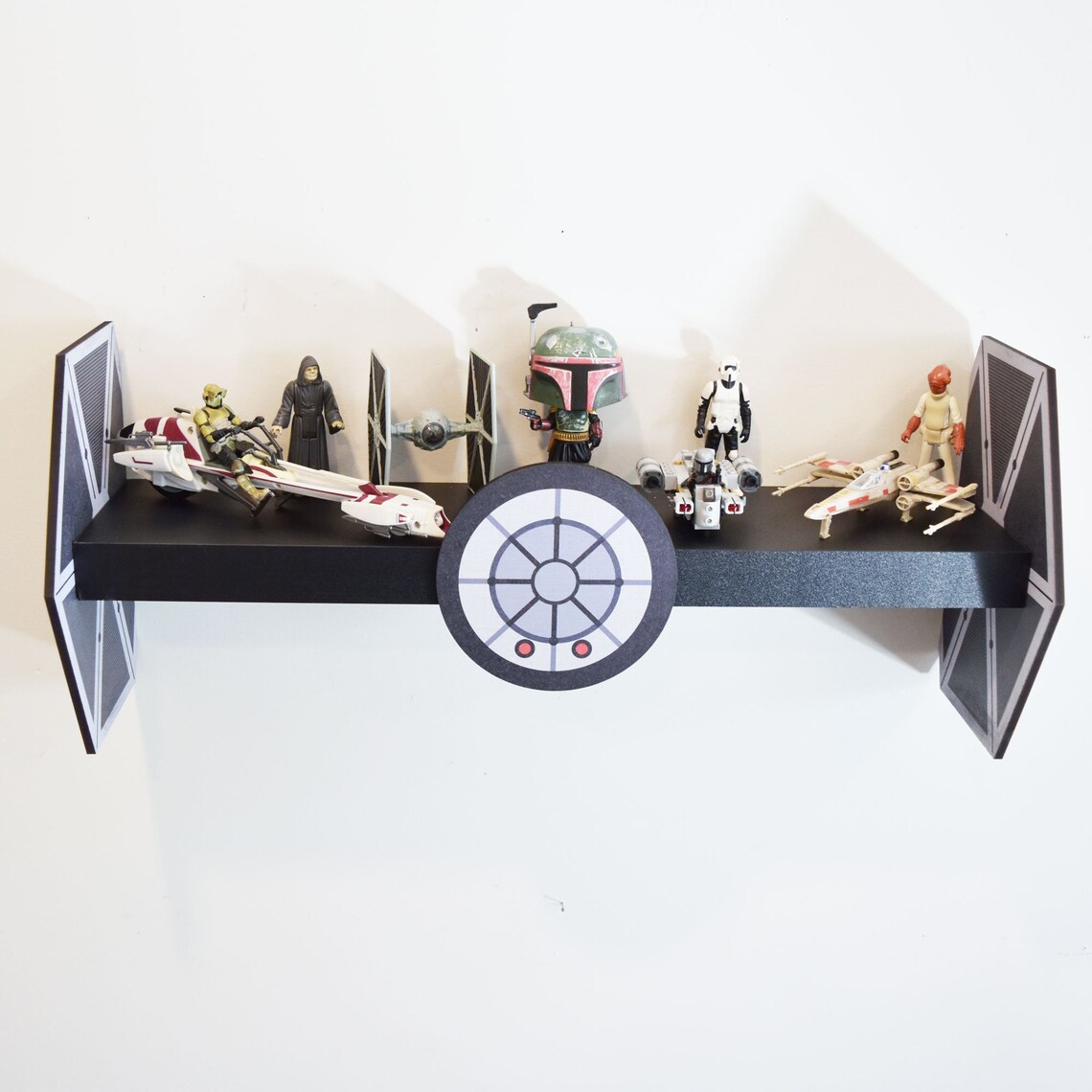 Tie Fighter Inspired Wall Shelf Display Shelf Star Wars Fan - Etsy