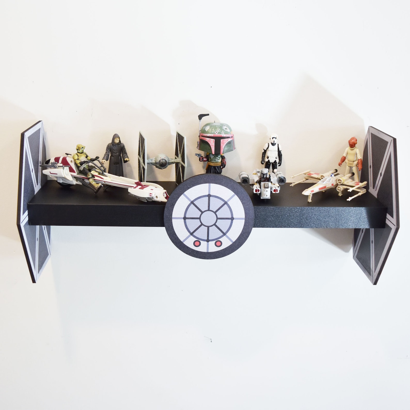 Tie Fighter Inspired Wall Shelf Display Shelf Star Wars Fan - Etsy