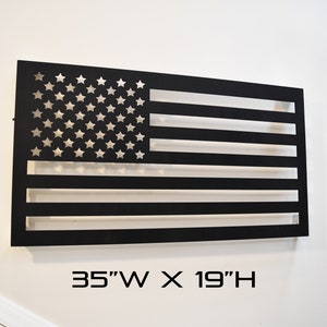 LED American Flag Sign Light, USA Flag Wall Art, Patriotic Wall Decor ...