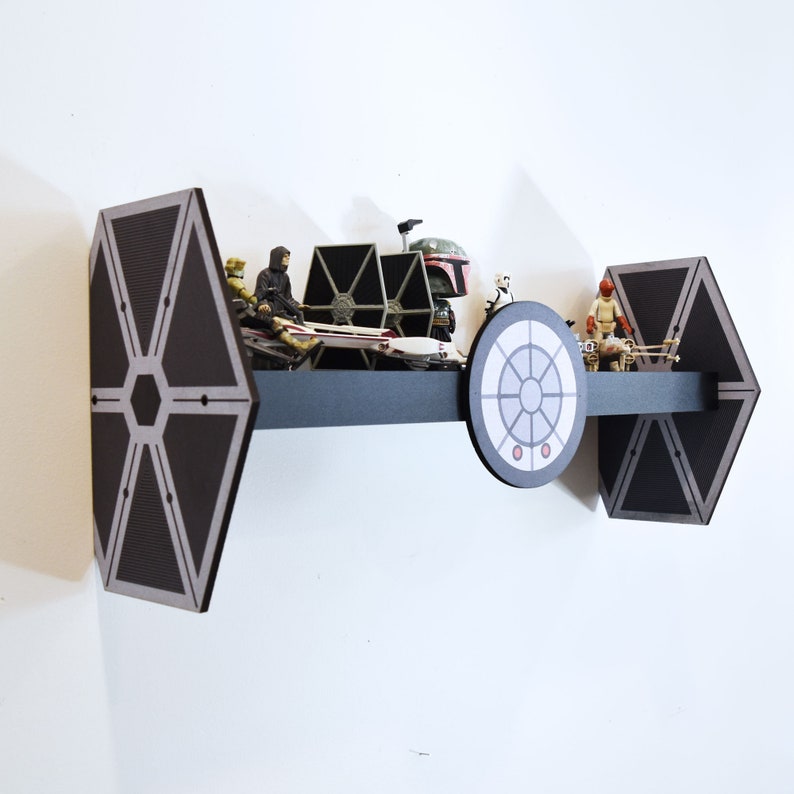 Tie Fighter Inspired Wall Shelf Display Shelf Star Wars Fan - Etsy