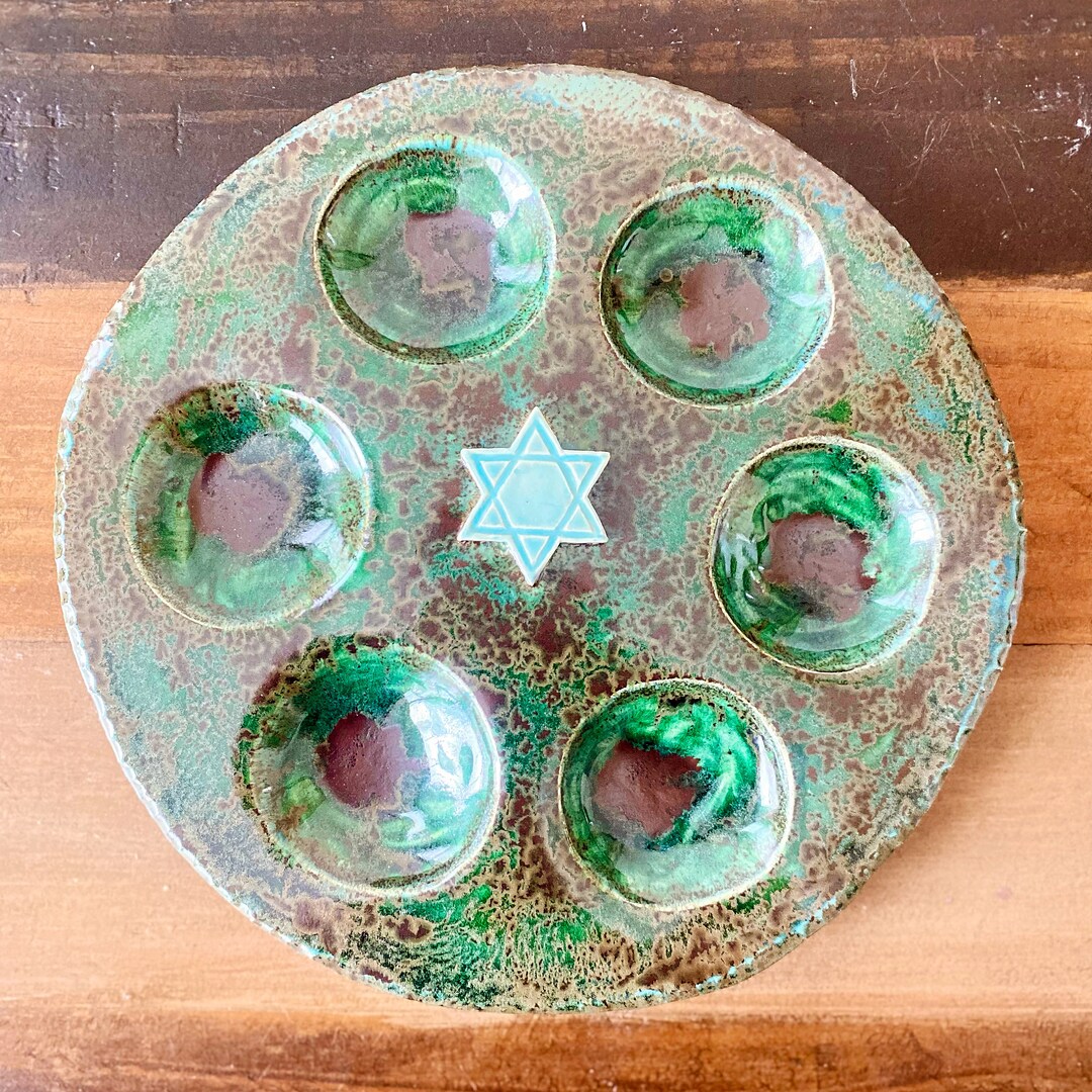 Handmade Ceramic Seder Plate - Etsy