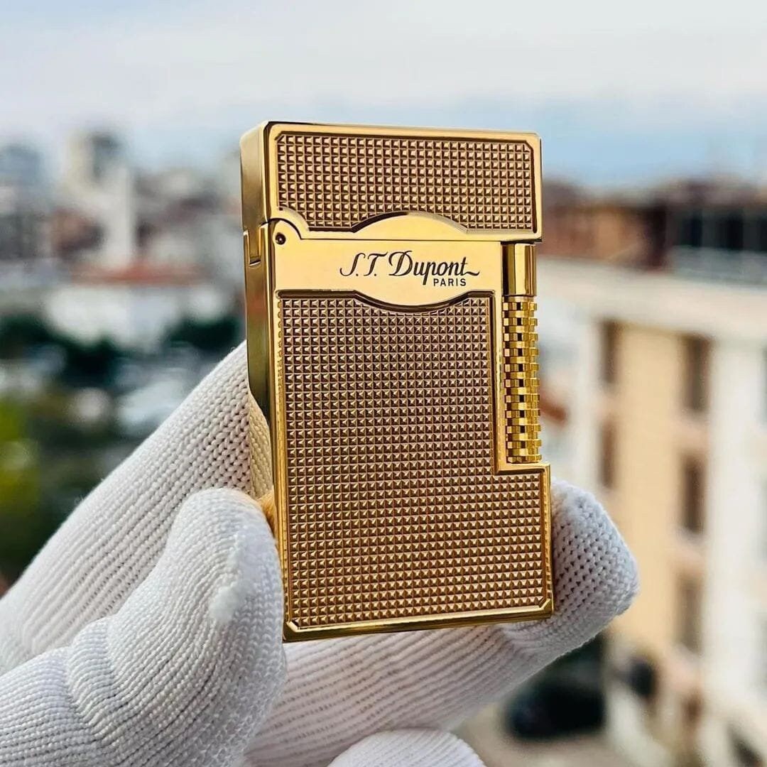 St Dupont Paris Gold Lighter L2 Paris France Lighter Gas Limited ...