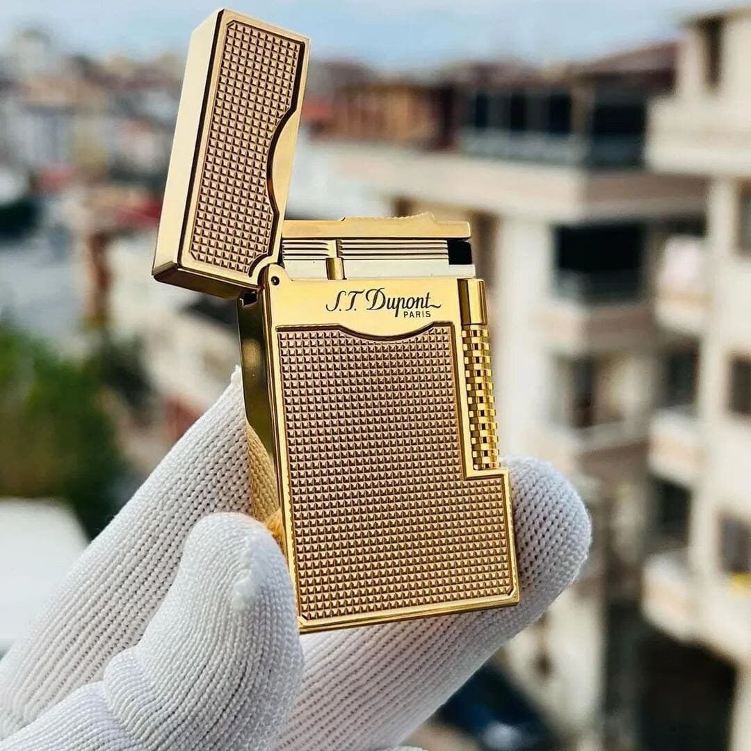 St Dupont Paris Gold Lighter L2 Paris France Lighter Gas Limited ...