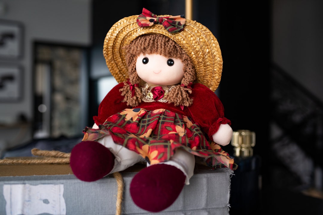 Wind up Music Animated Rag Doll Plays it's a Small World - Etsy