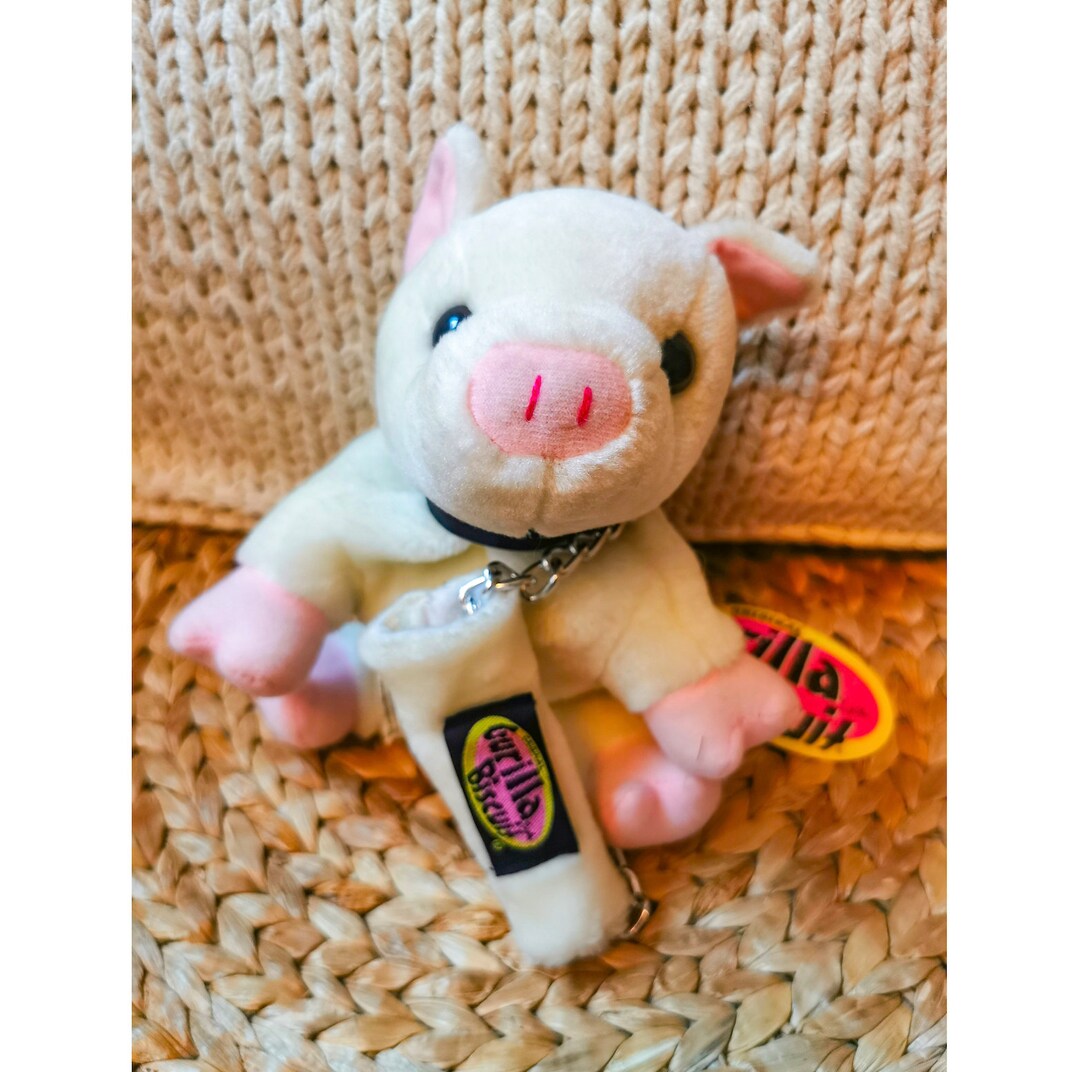 Vintage 90s Gurilla Biscuit Plush Piglet Purse - Etsy