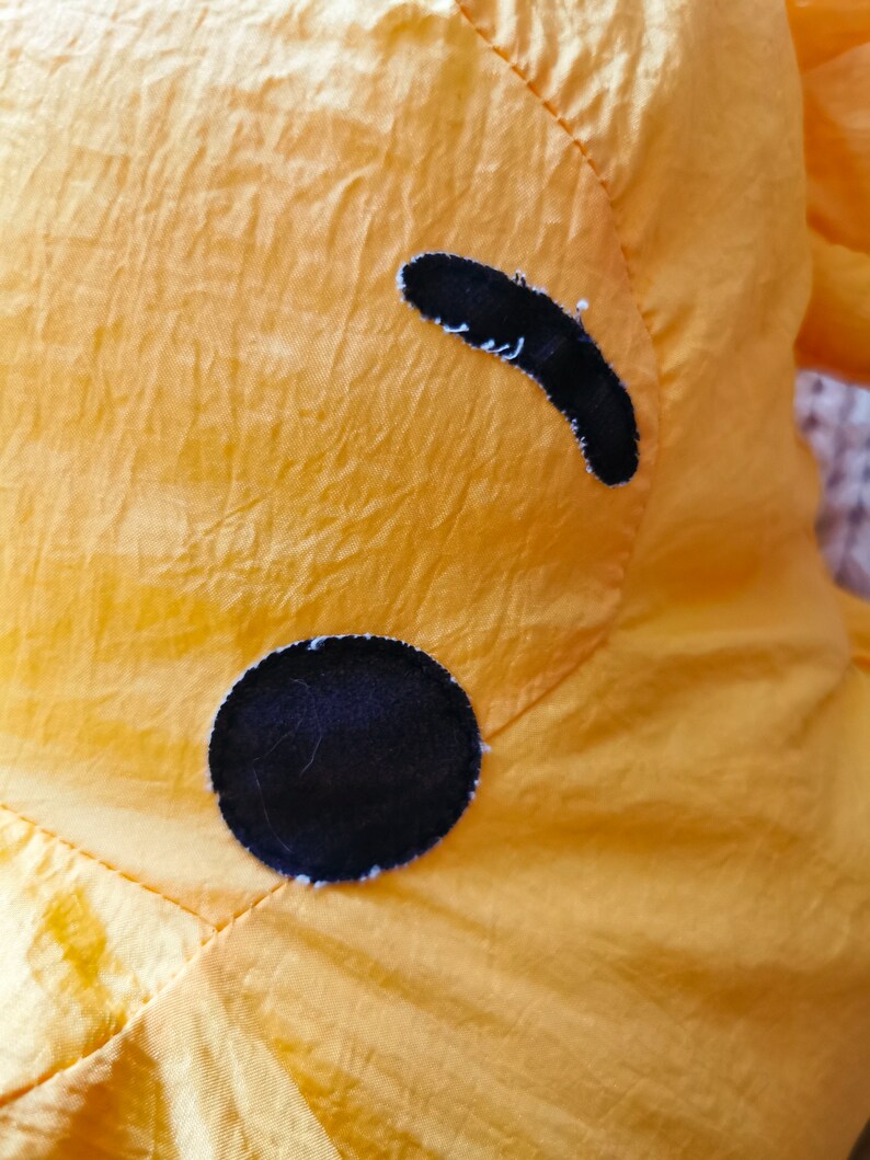 RARE 90's Winnie the Pooh Plush Parachute Fabric Backpack - Etsy