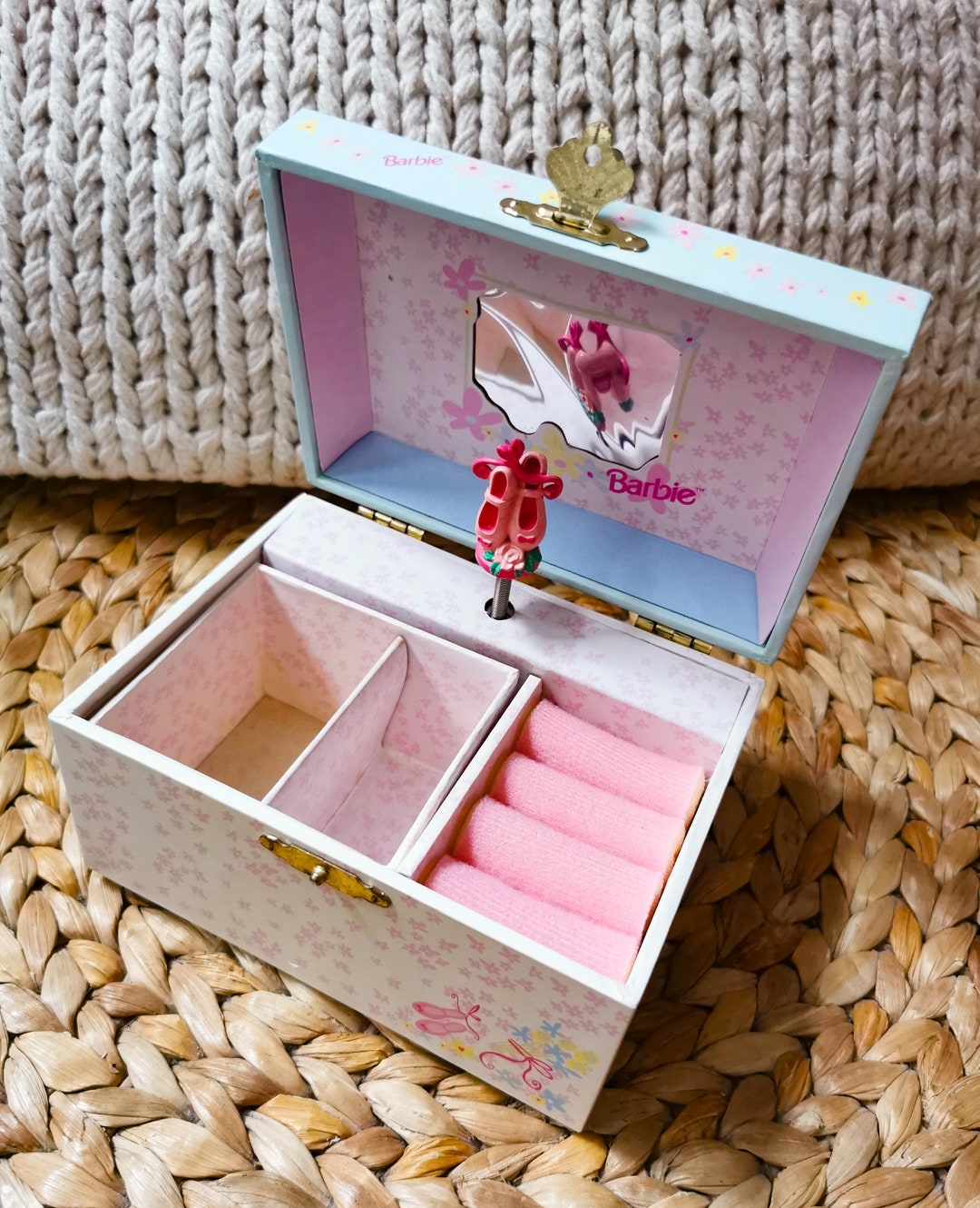 Vintage Ballerina Barbie Musical Jewelry Box Gunther Mele Music Box - Etsy