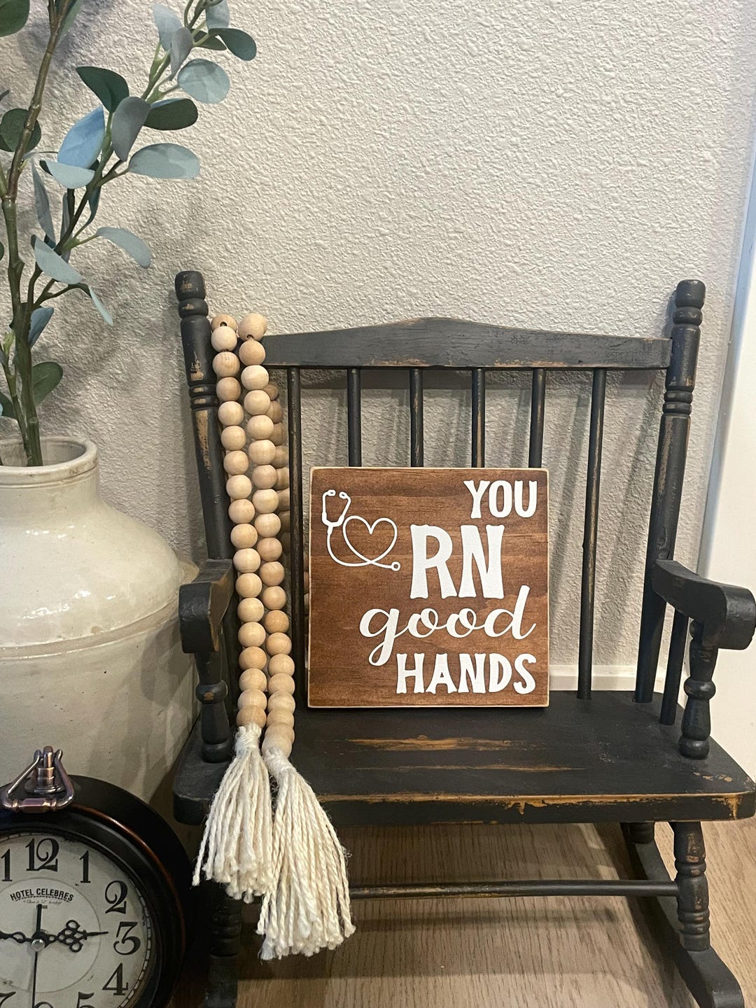 Small Wood Sign | You RN Good Hands | Gift for Nurse - Etsy