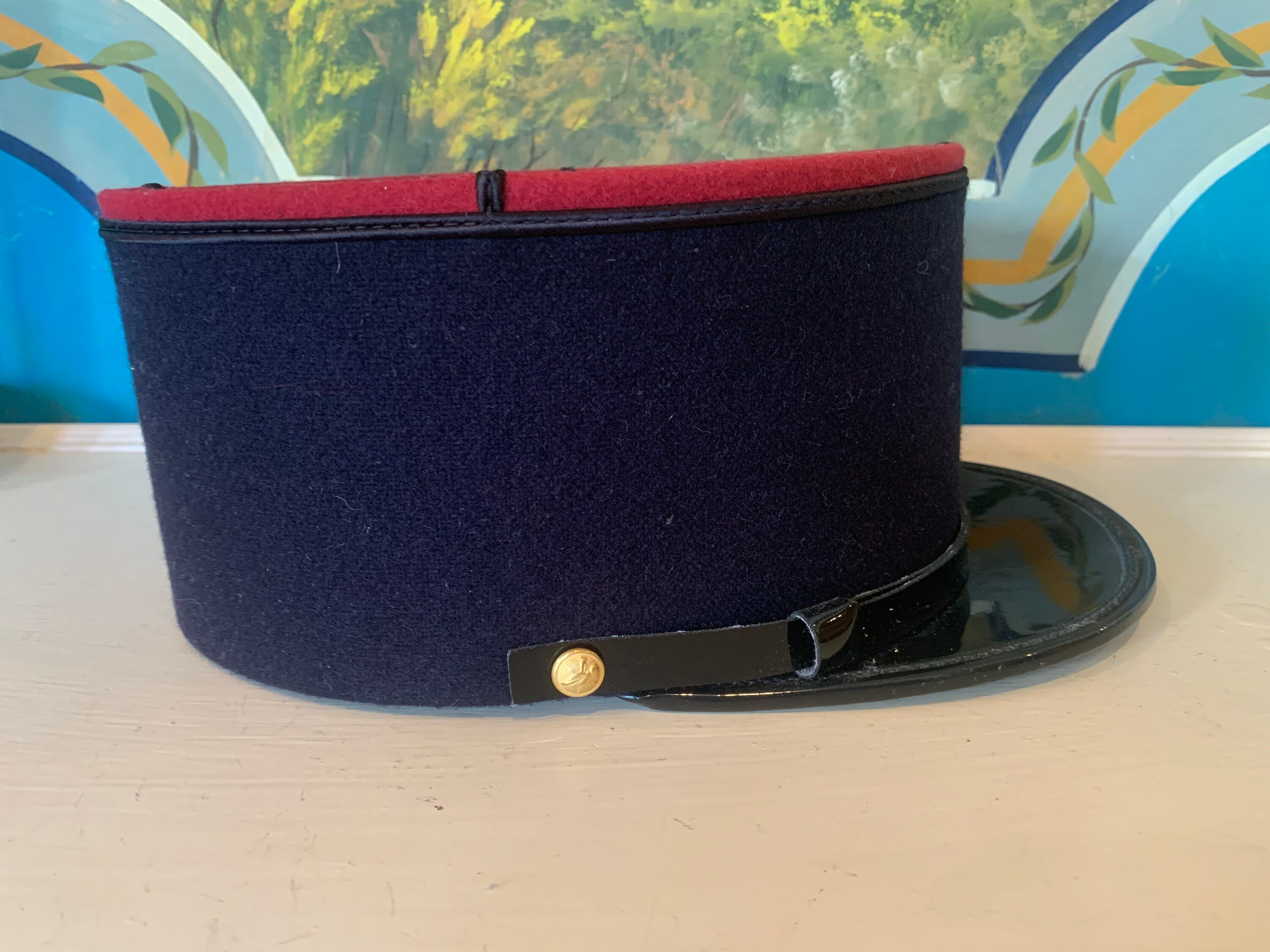 French Vintage Naval Kepi Hat / French Military / Captain Hat - Etsy