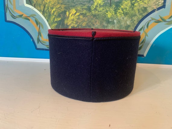 French Vintage Naval kepi hat / French Military / Cap… - Gem