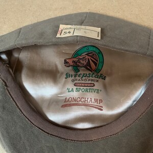 LONGCHAMP Flat Cap. ‘LA SPORTIVE’ Vintage Designer Flat Cap / Original ...