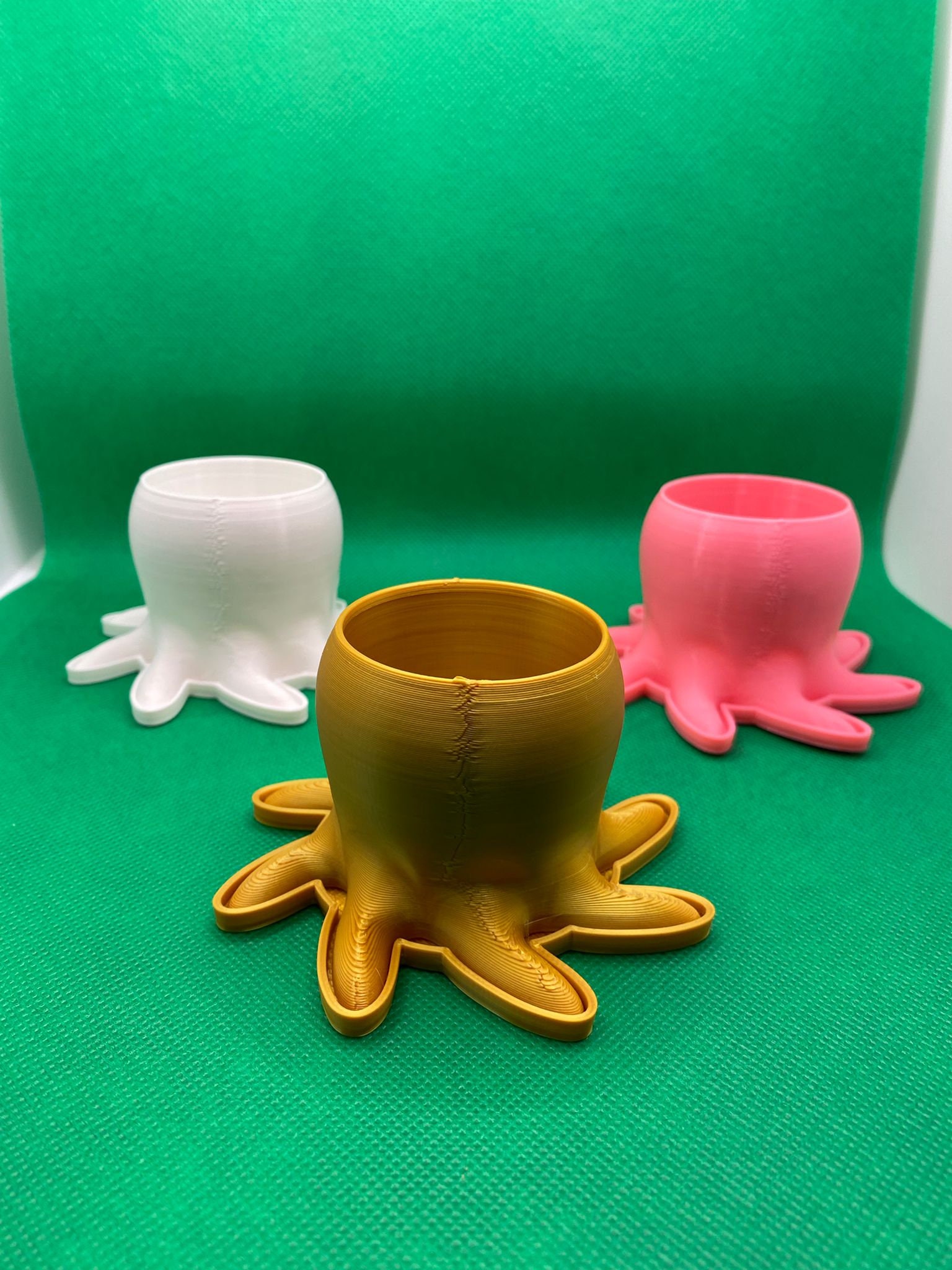 3D Printed Octopus Planter With Saucer / Tray * Home and Office * Gift ...