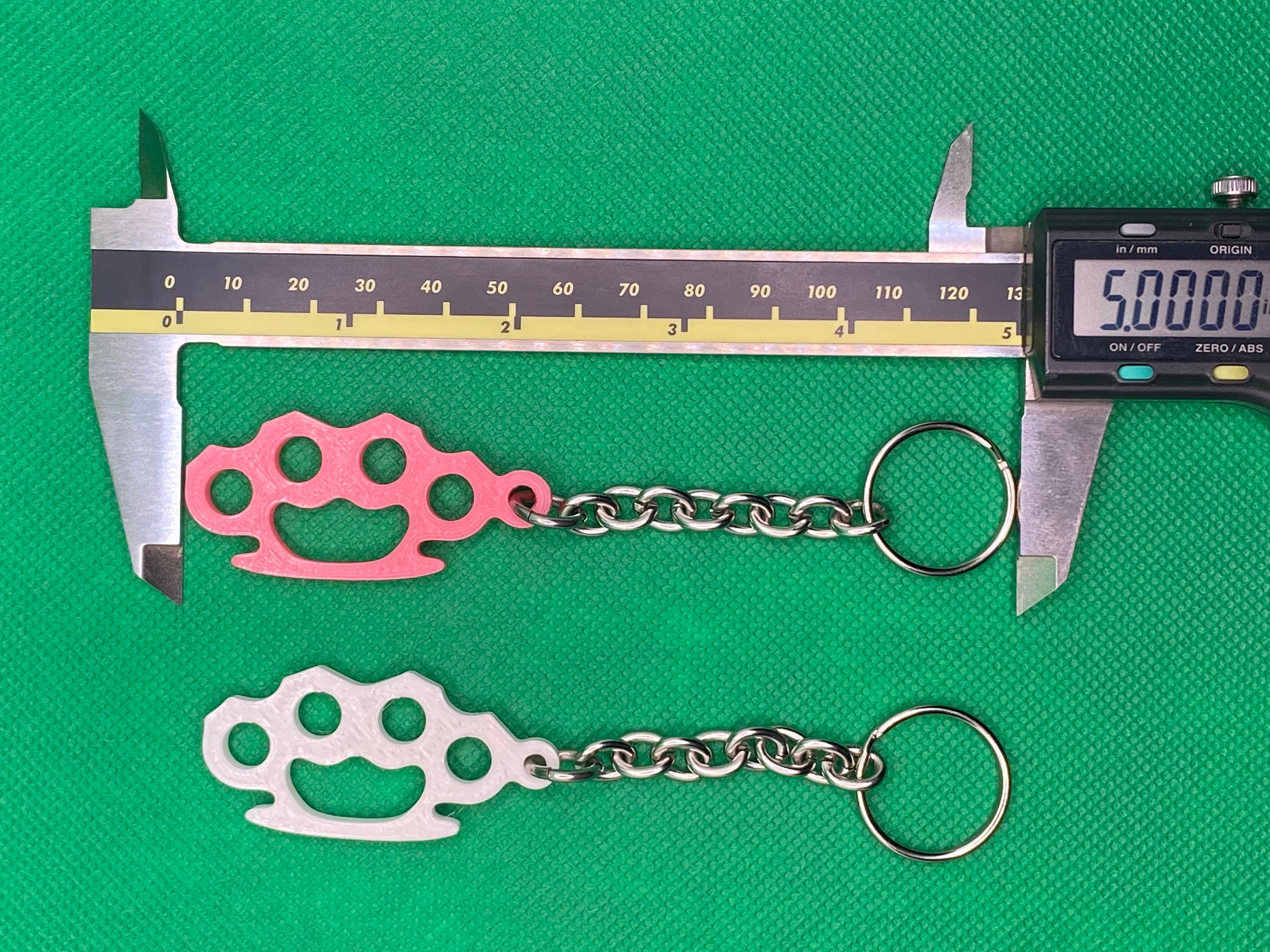 3D Printed Knuckle Duster Keychain, brass Kuckles, Decorative - Etsy