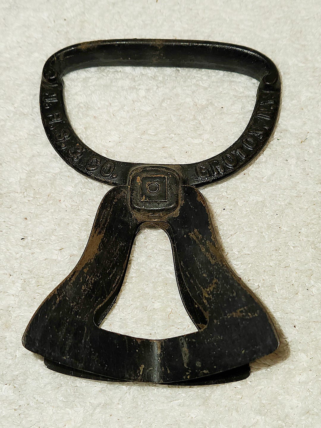 Antique 1893 Cast Iron Pastry Cutter Chopper NRS & CO Groton NY - Etsy