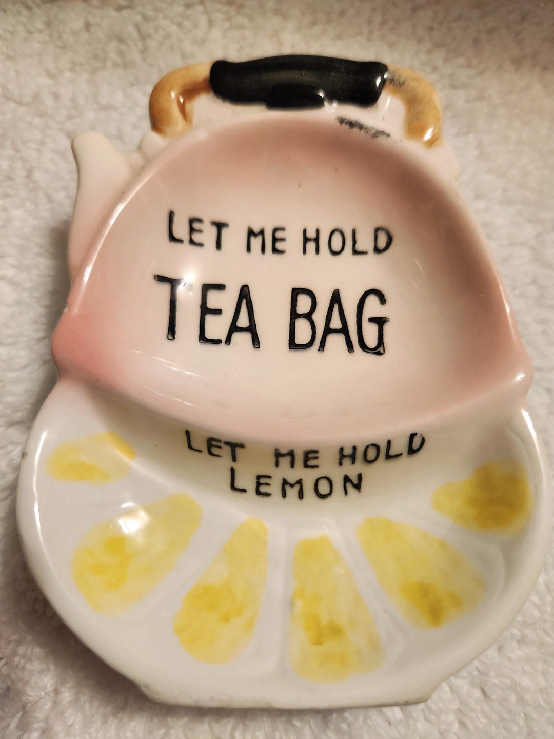 Vintage Ceramic Tea Bag Rlrest Sweet Kettle Design With Spots for Your ...