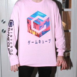 Vaporwave Long Sleeve T-shirt Gamecube - Etsy