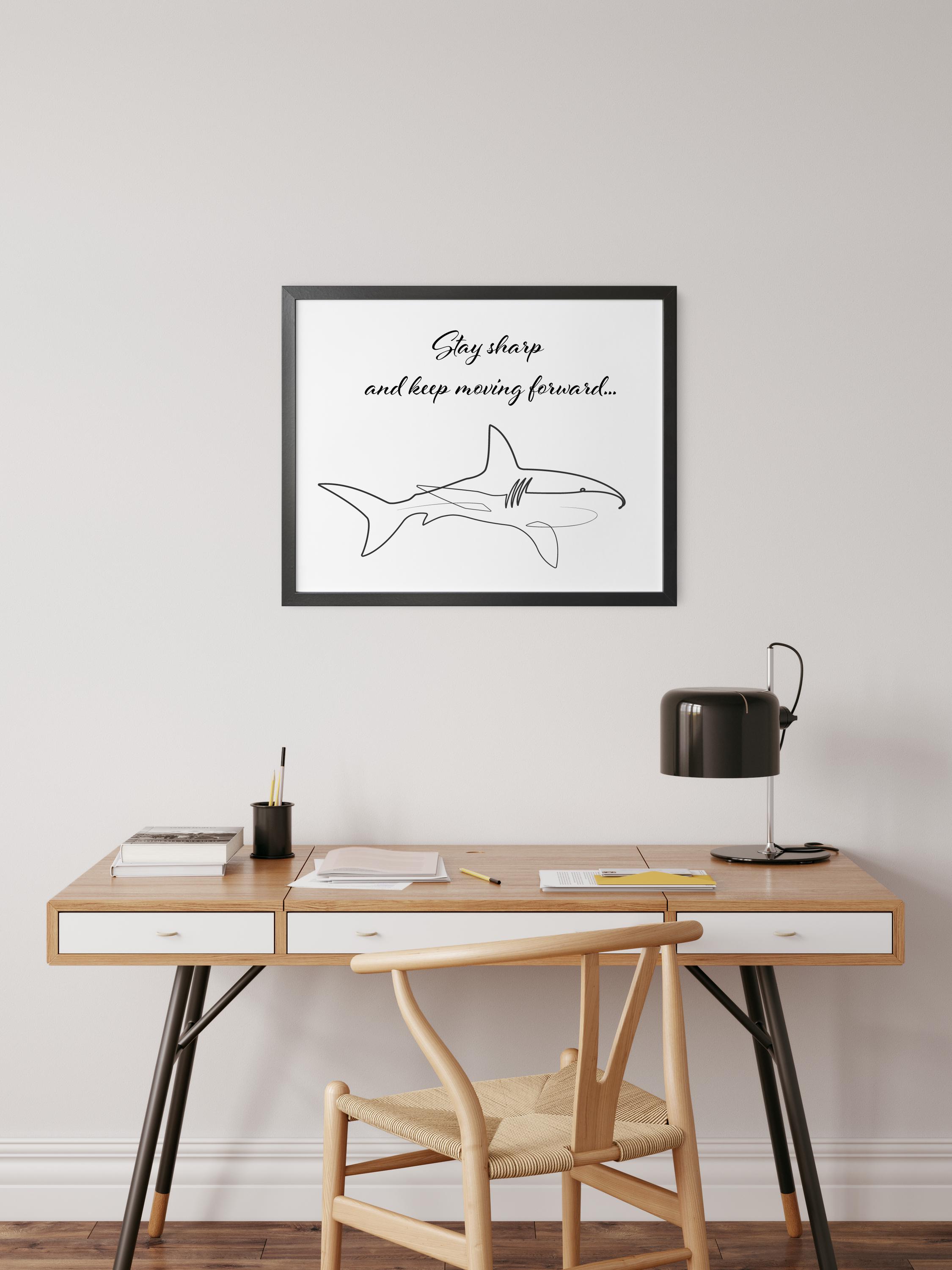 Shark Quotes | Motivation Quotes | Shark Poster | DIGITAL DOWNLOAD ...