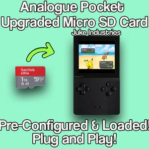Pre-configured Analogue Pocket Micro SD Card Retro Boot Expansion ...