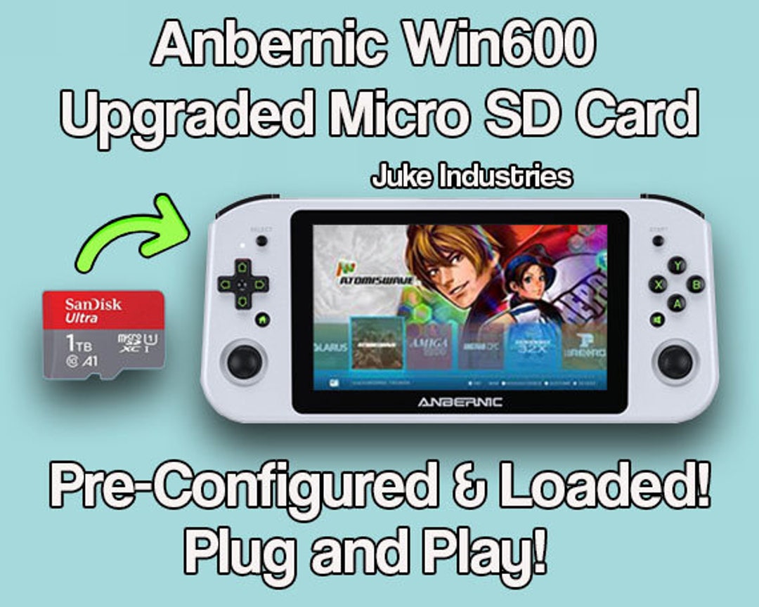 Pre-configured Anbernic Win600 Batocera Retro Boot Expansion Upgrade ...