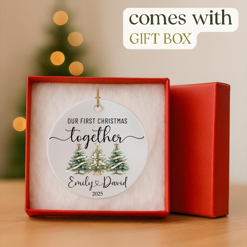 Personalized Our First Christmas Together Ornament, First Christmas ...
