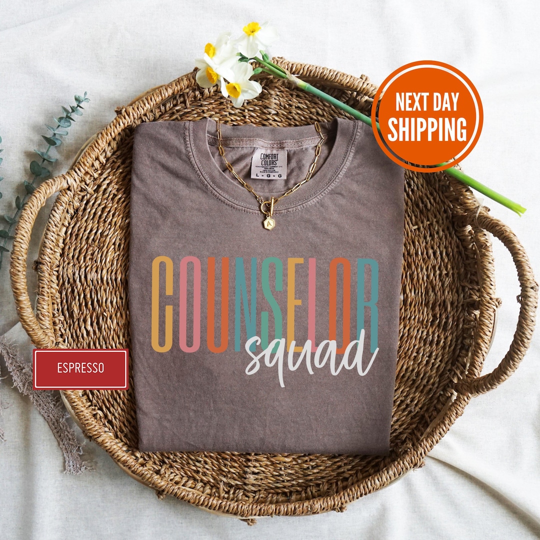 Comfort Colors® Counselor Squad Shirt, School Counselor Tee, Back to ...