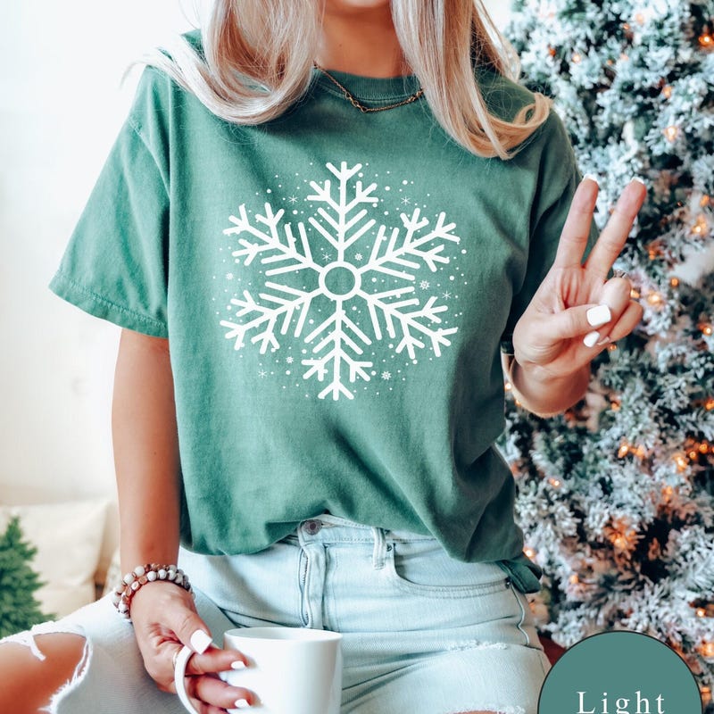 Snowflake Shirt - Etsy
