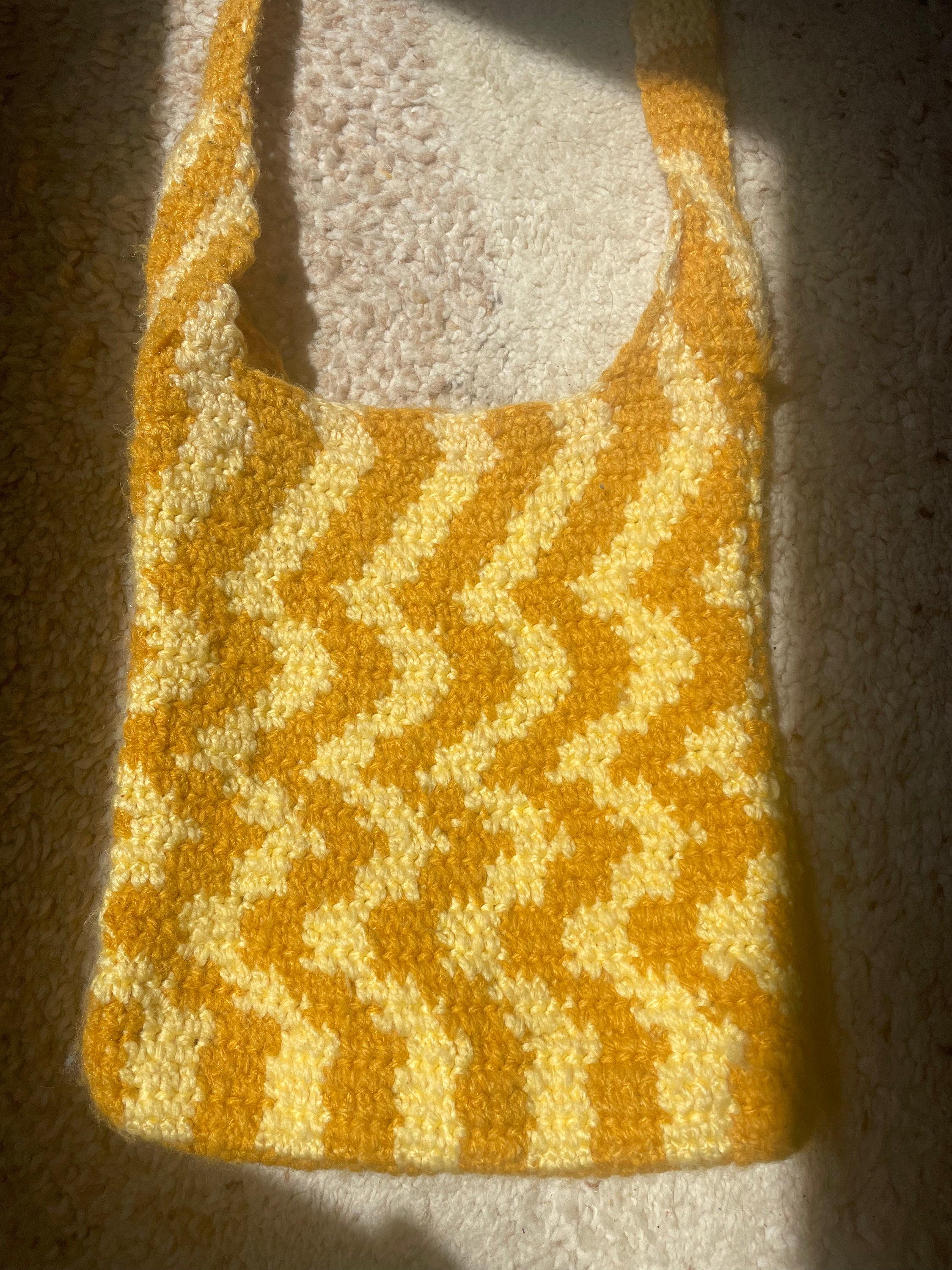 Crochet Wavy Bag PDF PATTERN - Etsy