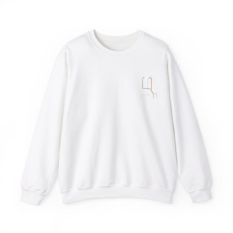 Amsterdam Metro Map-inspired Sweatshirt, Subway / Underground / Transit ...