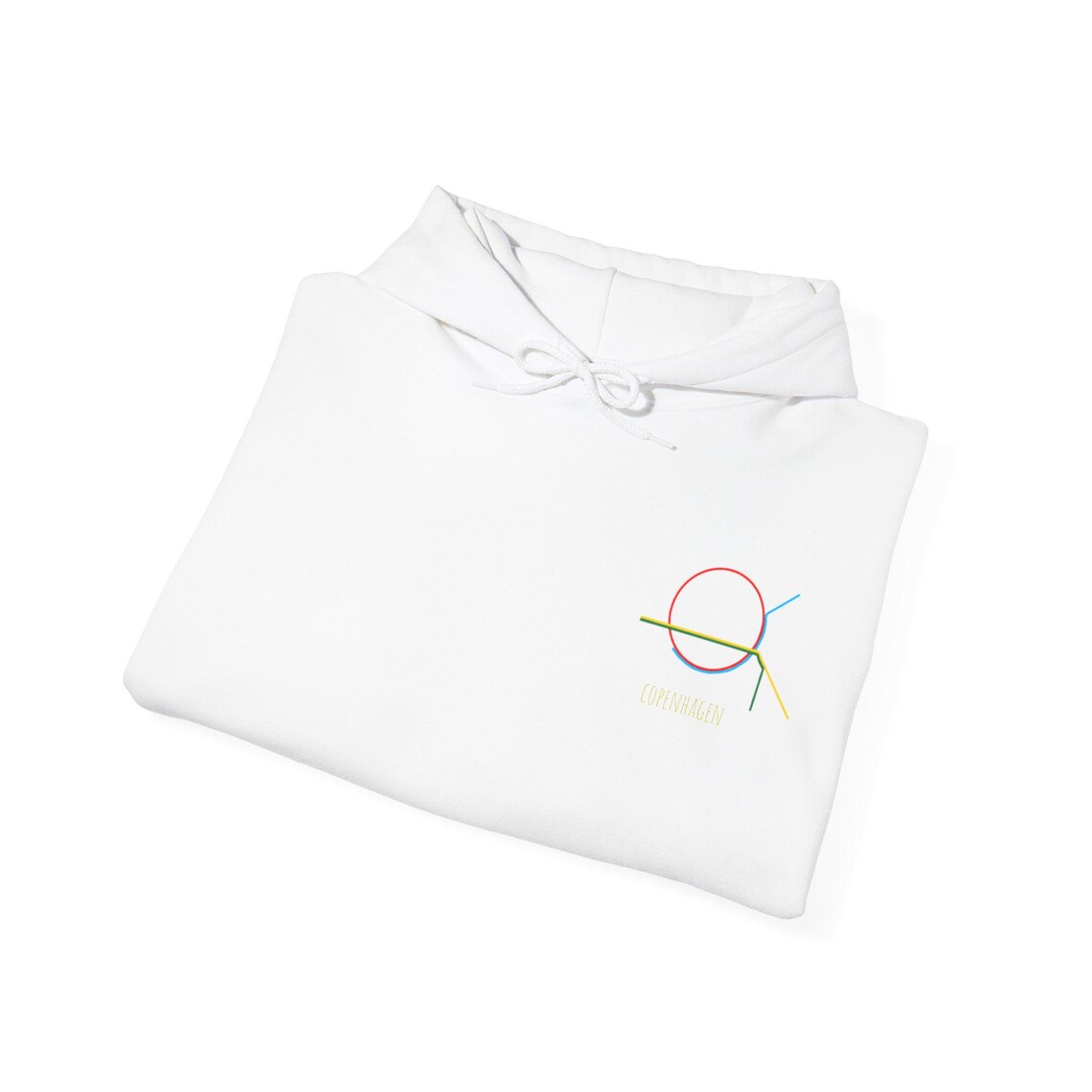 Copenhagen Metro Map Hoodie, Subway / Metro / Underground / Transit ...