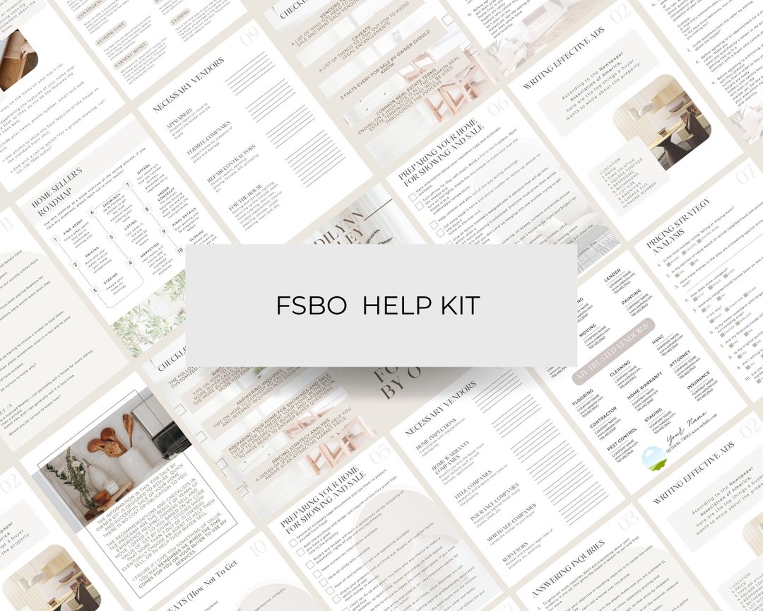 For Sale by Owner Guide | FSBO Guide | FSBO Help Kit | Real Estate Lead ...