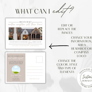 Real Estate Postcards, Your Neighbors Sold Their Home, Real Estate ...