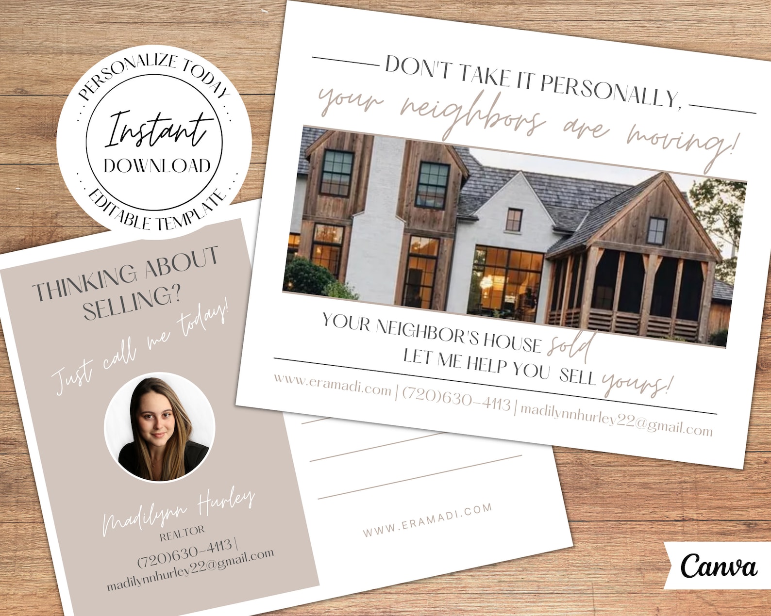 Real Estate Postcards Your Neighbors Sold Their Home Real - Etsy