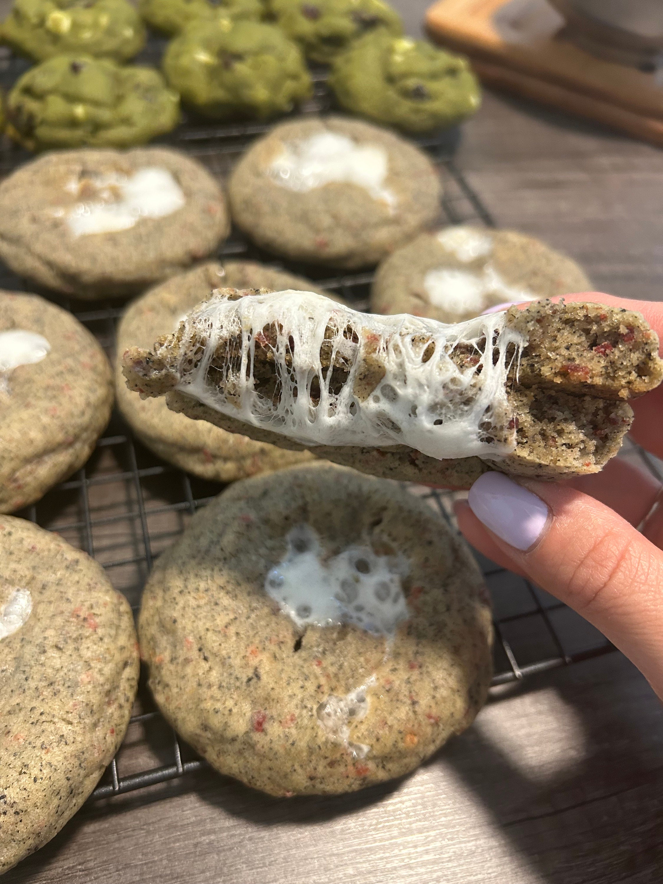 Strawberry Milk Tea Cookies - Asian Flavor Cookies - Soft Cookies ...