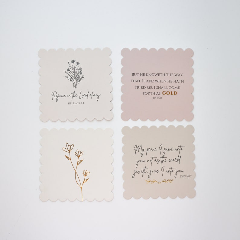KJV Bible Verse Notecards With Enveloles, Blank Notecards, Christian ...
