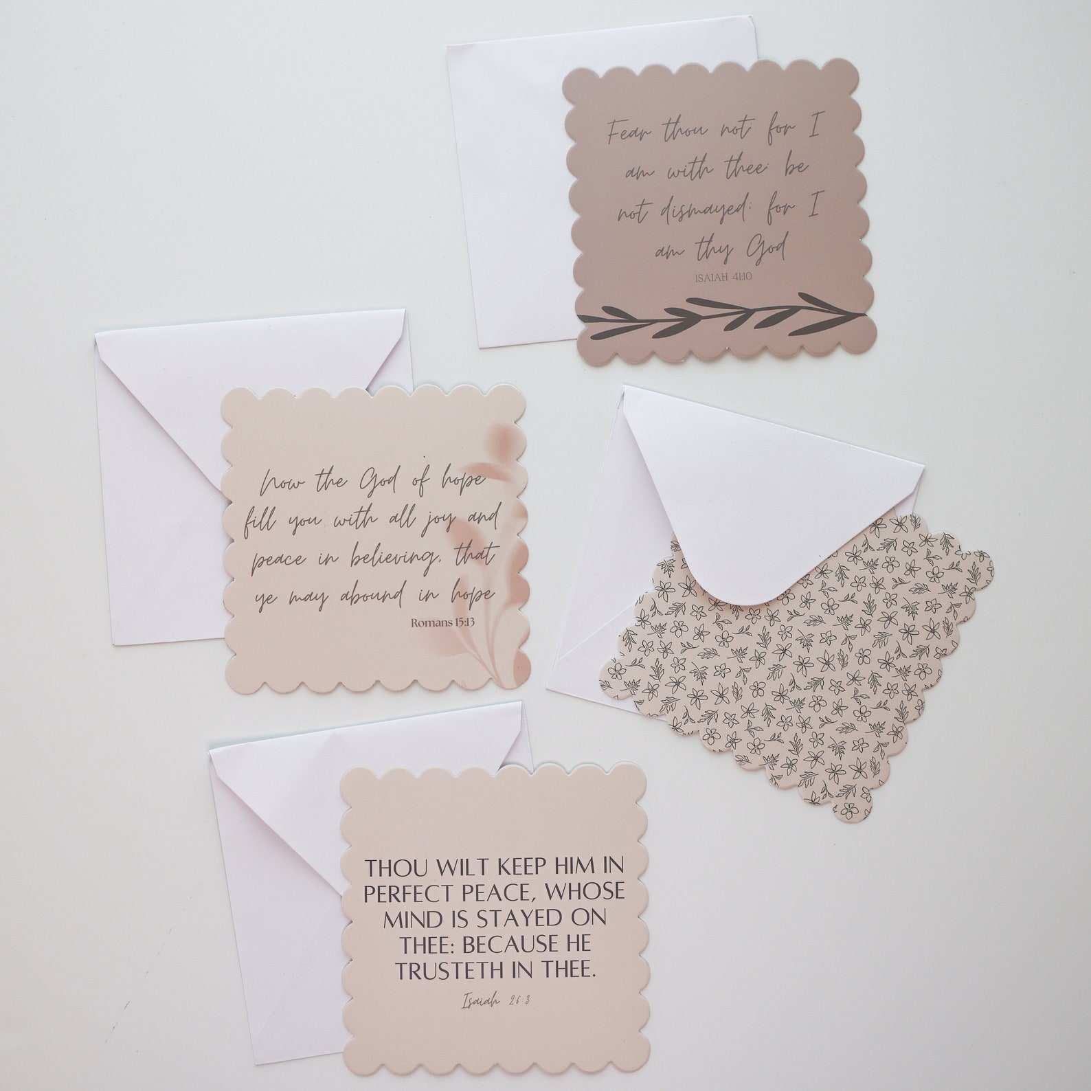 KJV Bible Verse Notecards With Enveloles, Blank Enclosure Card ...