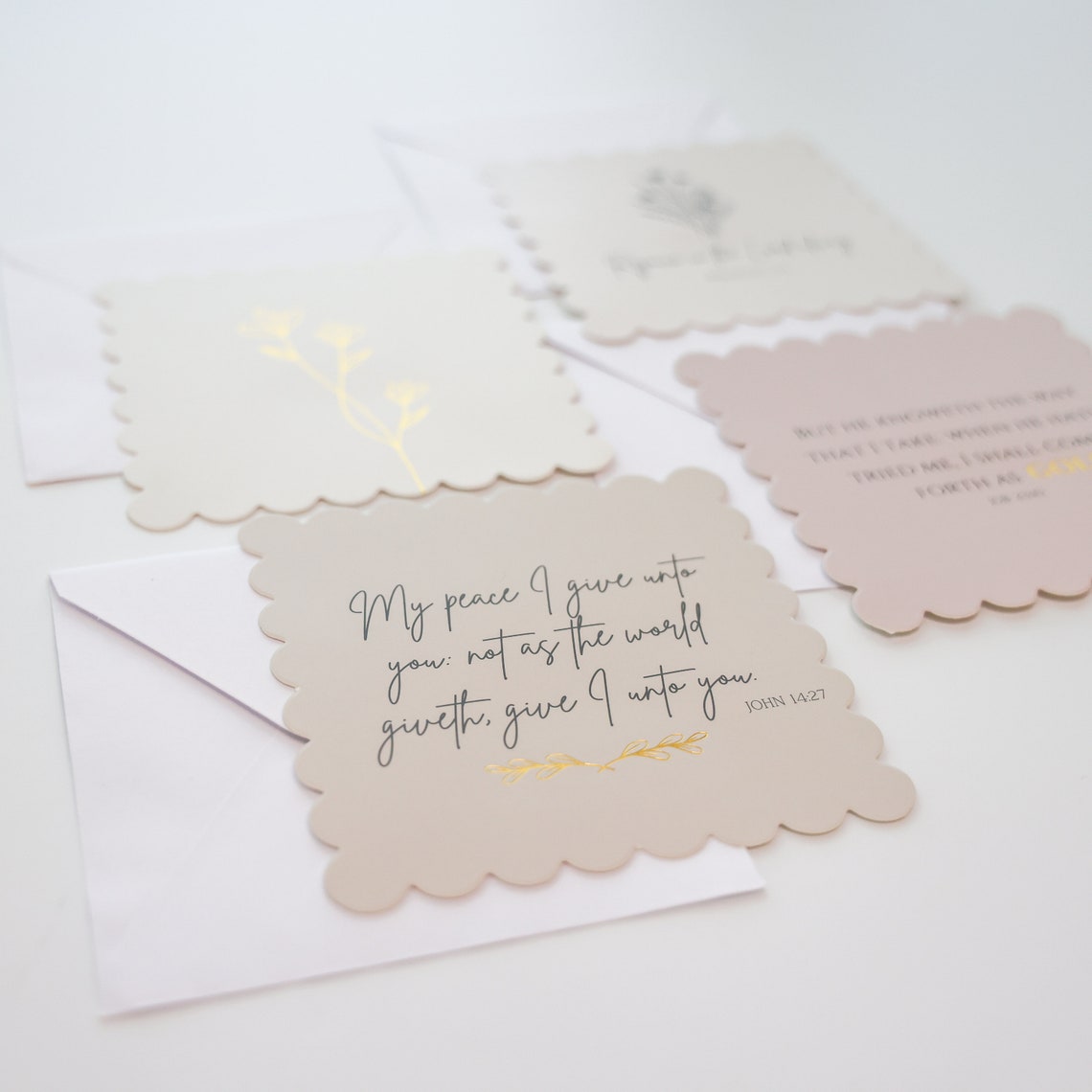 KJV Bible Verse Notecards With Enveloles, Blank Notecards, Christian ...