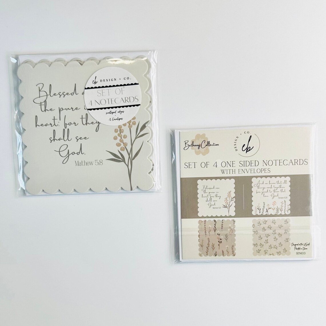 KJV Bible Verse Notecards With Enveloles, Blank Notecards, Christian ...