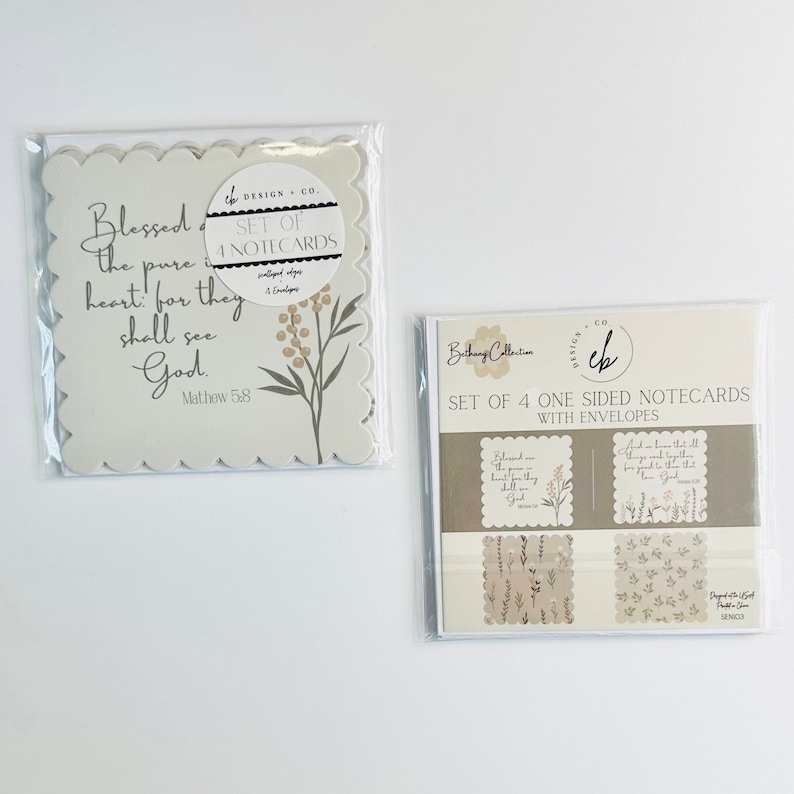 KJV Bible Verse Notecards With Enveloles, Blank Notecards, Christian ...