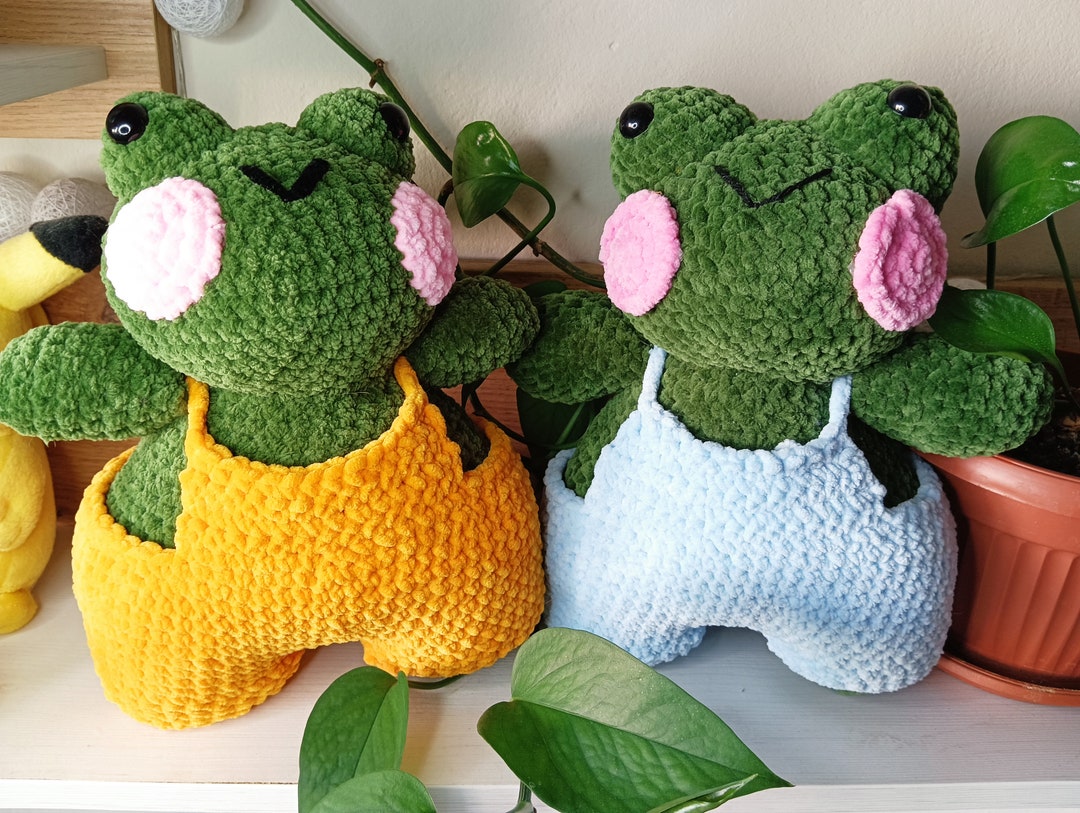 Frog in Pants Amigurumi Crochet Pattern - Etsy