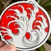 Finger Waves Sticker, Laptop Decal, Beach Decor, Water Bottle Stickers ...