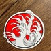 Finger Waves Sticker, Laptop Decal, Beach Decor, Water Bottle Stickers ...