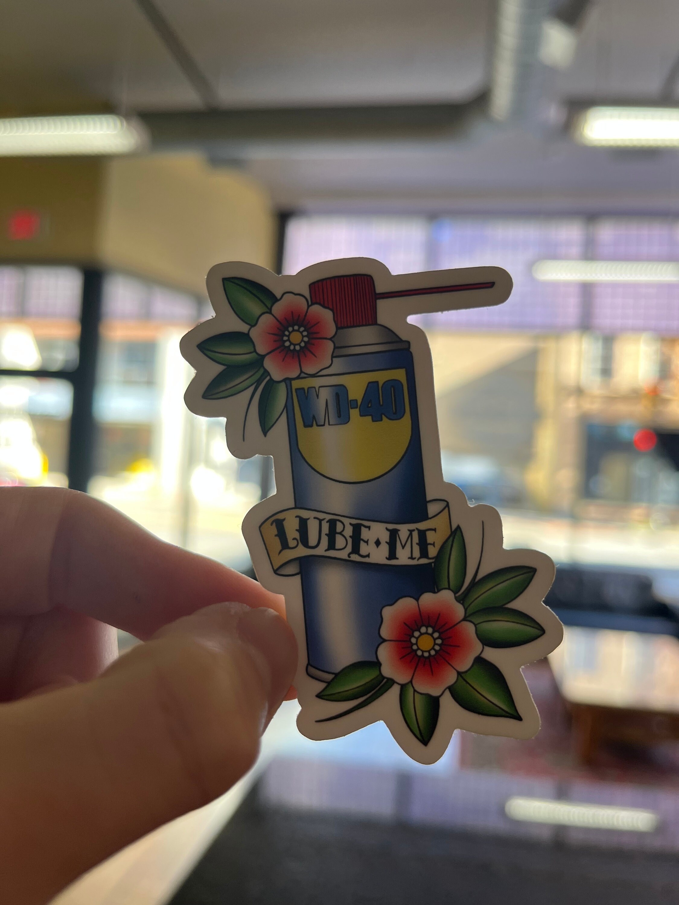 WD-40 Lube Me Sticker, Matte Vinyl Funny Gift Stickers - Etsy