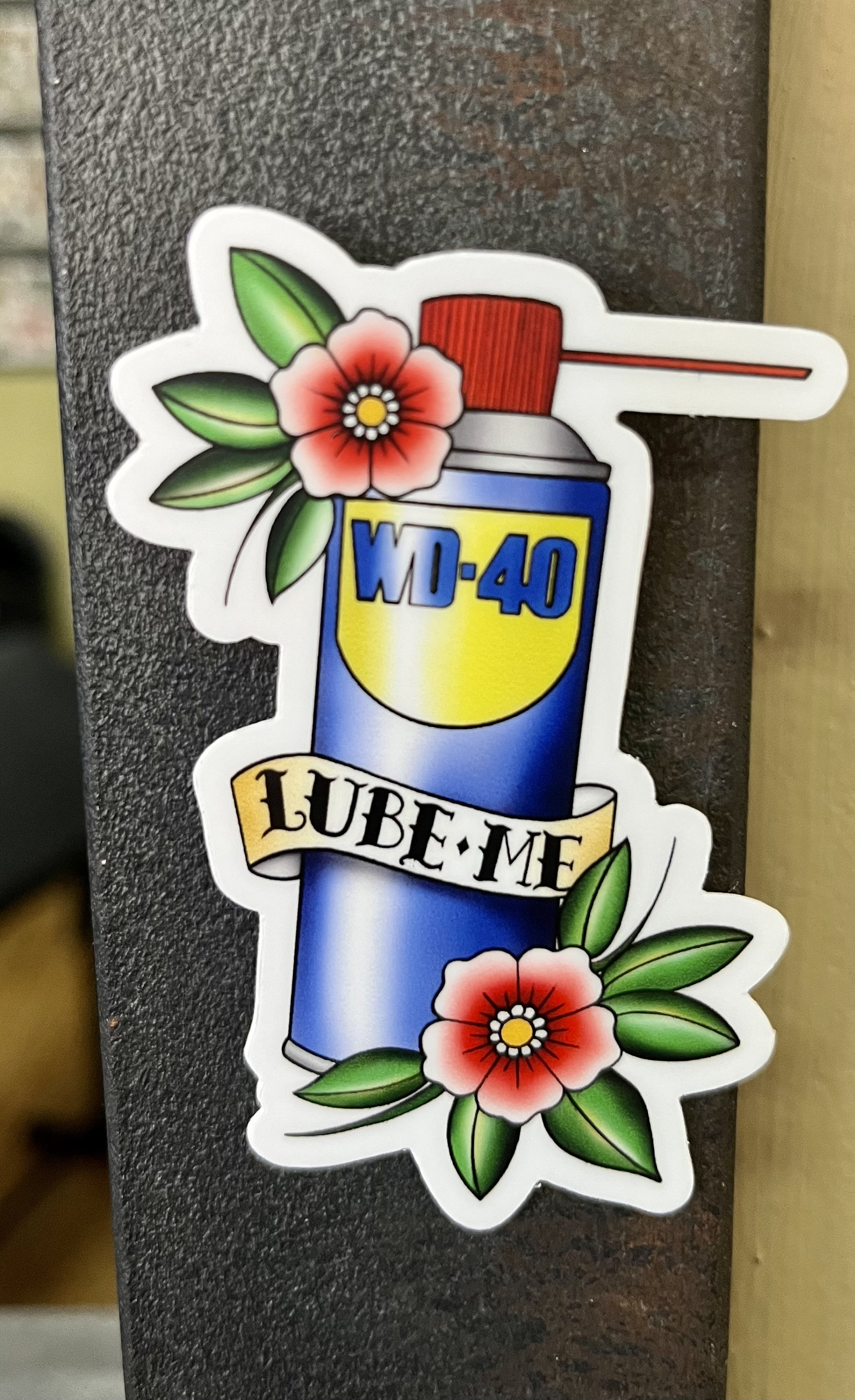 WD-40 Lube Me Sticker, Matte Vinyl Funny Gift Stickers - Etsy