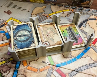 Ticket to Ride Europe Magnetic Card and Train Holder/insert - Etsy