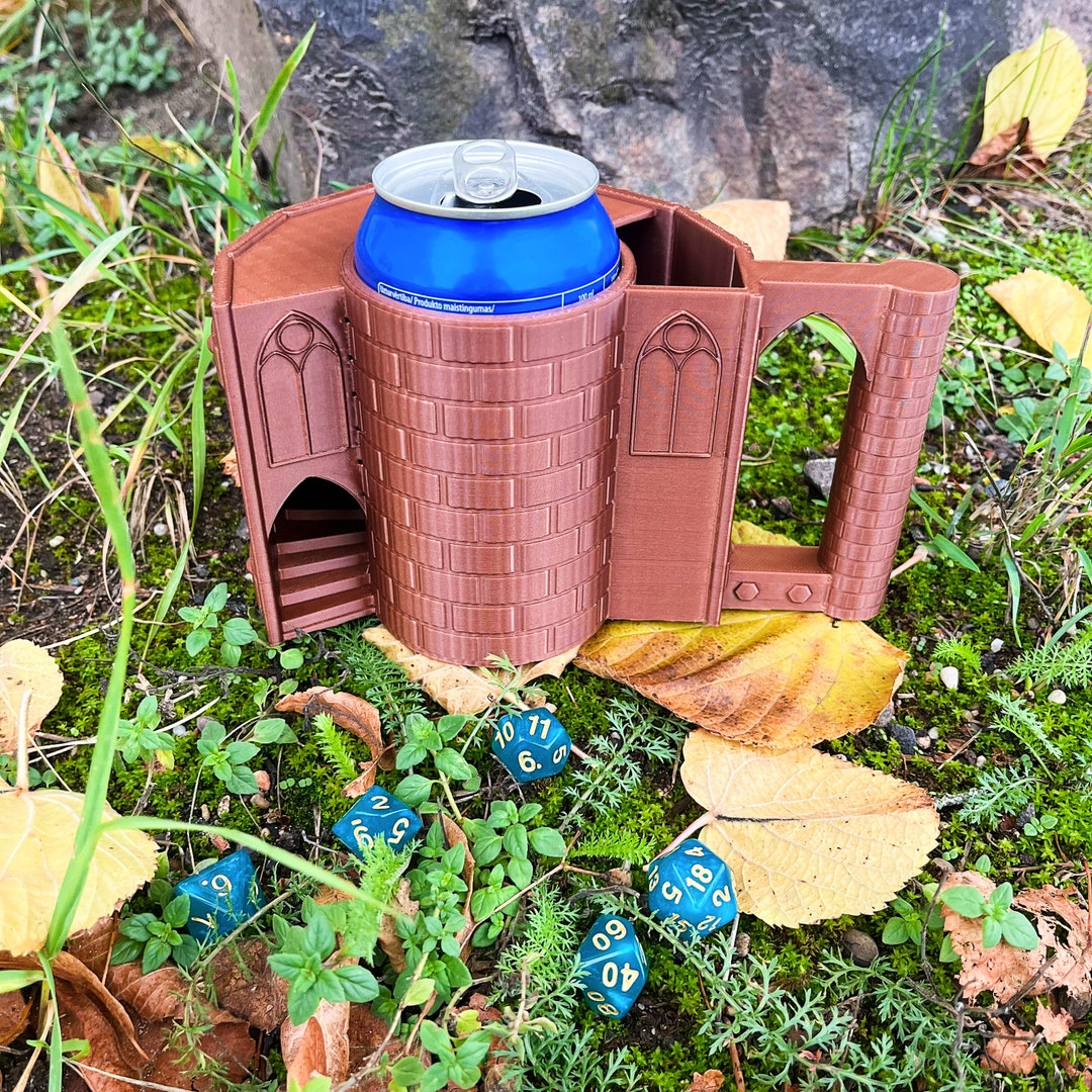 Dnd Dice Tower Can Holder V2.0 - Can Holding Dice Tower for Dnd TTRPG ...